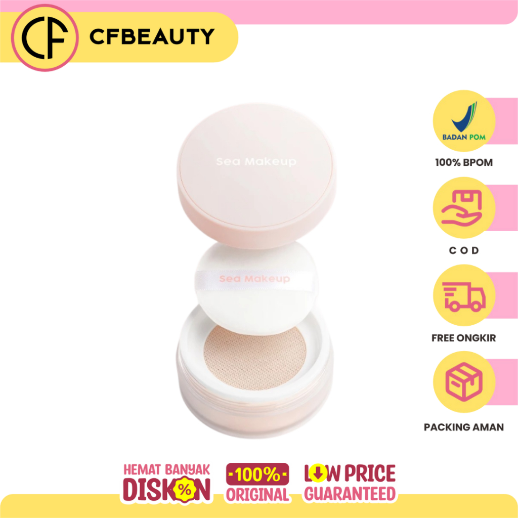 Jual Sea Makeup Acne Blur and Set Loose Powder - Bedak tabur setting ...