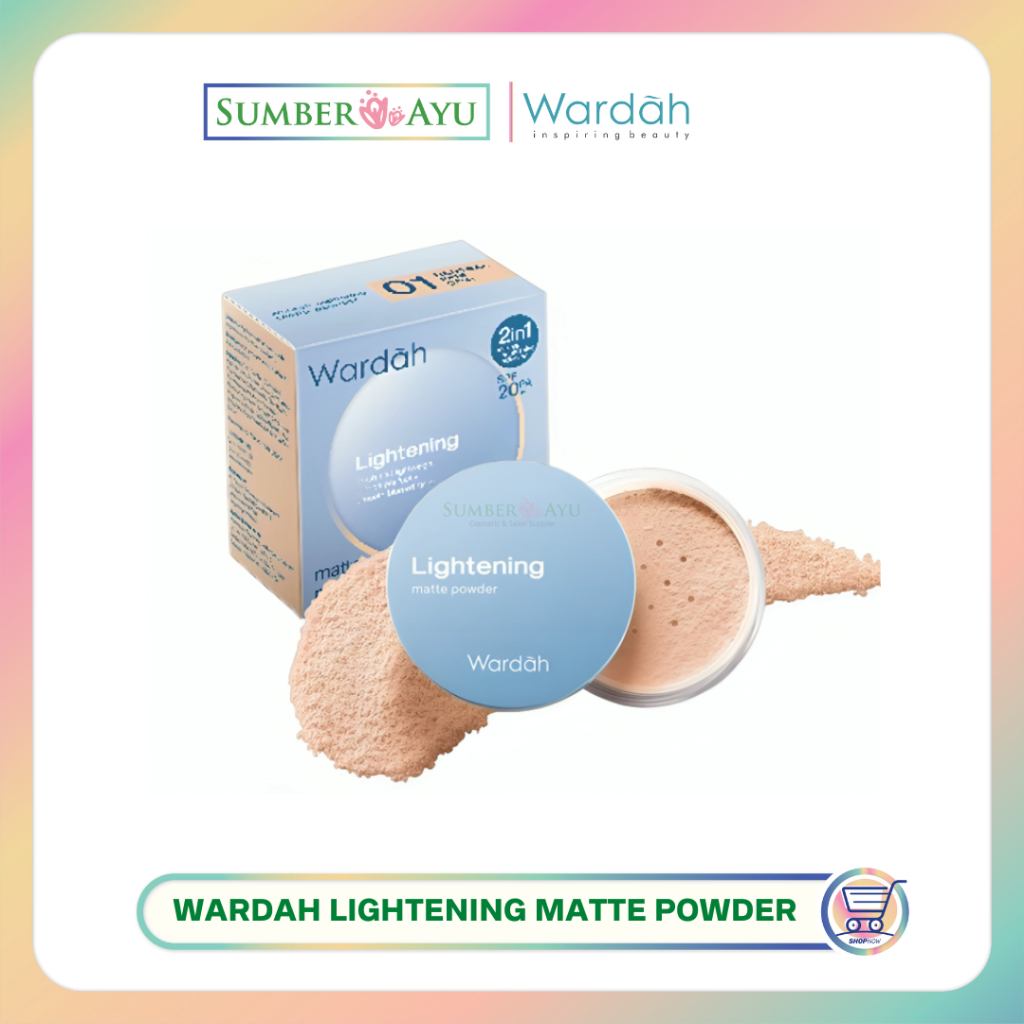 Jual SUMBER AYU WARDAH LIGHTENING MATTE POWDER | Shopee Indonesia