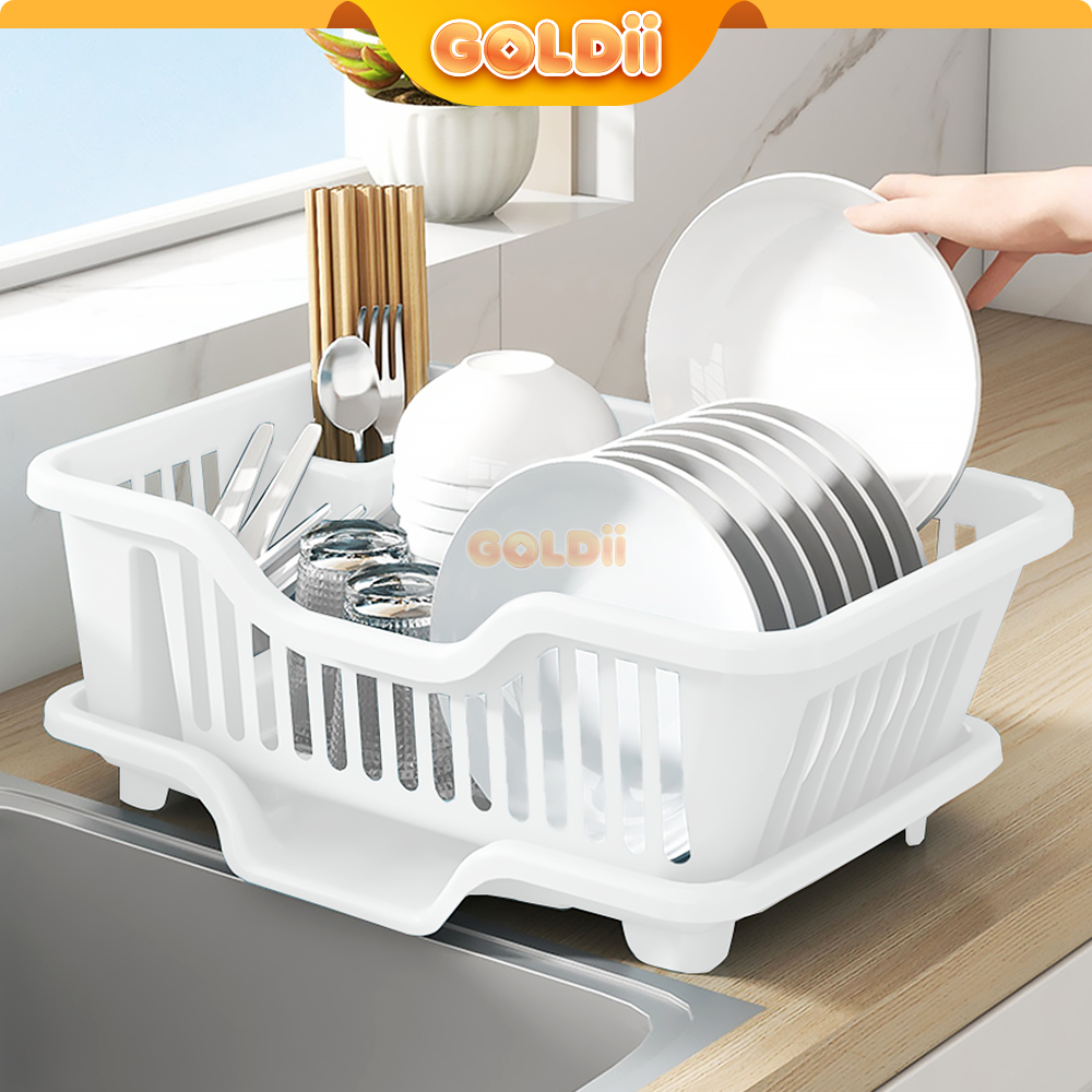 Jual GOLDII - Rak Cuci Piring Westafel Rak Pengering Piring Plastik ...