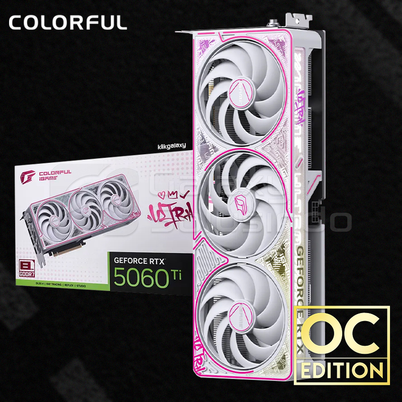 Jual COLORFUL GeForce RTX 5060 Ti iGame Ultra W OC 8GB-V GDDR7 - VGA ...