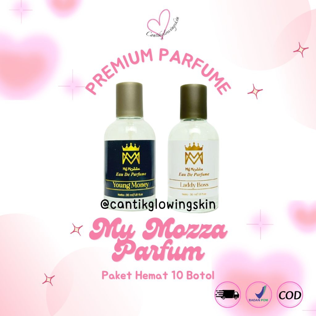 Jual CANTIK GLOWING SKIN Paket Hemat My Mozza Parfum 10 Botol | Shopee Indonesia