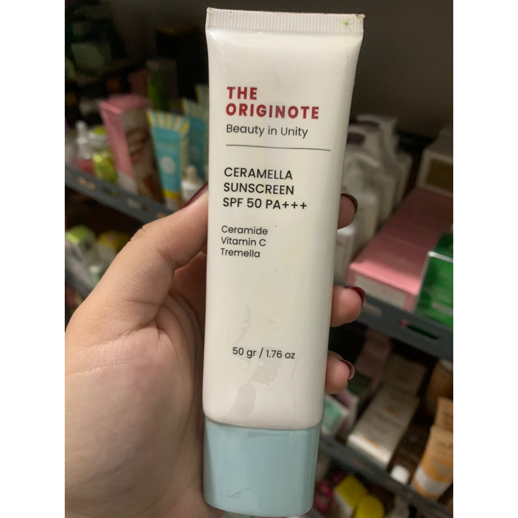 Jual Sunscreen (exp09.27) The Originote Ceramella Sunscreen SPF 50 PA ...