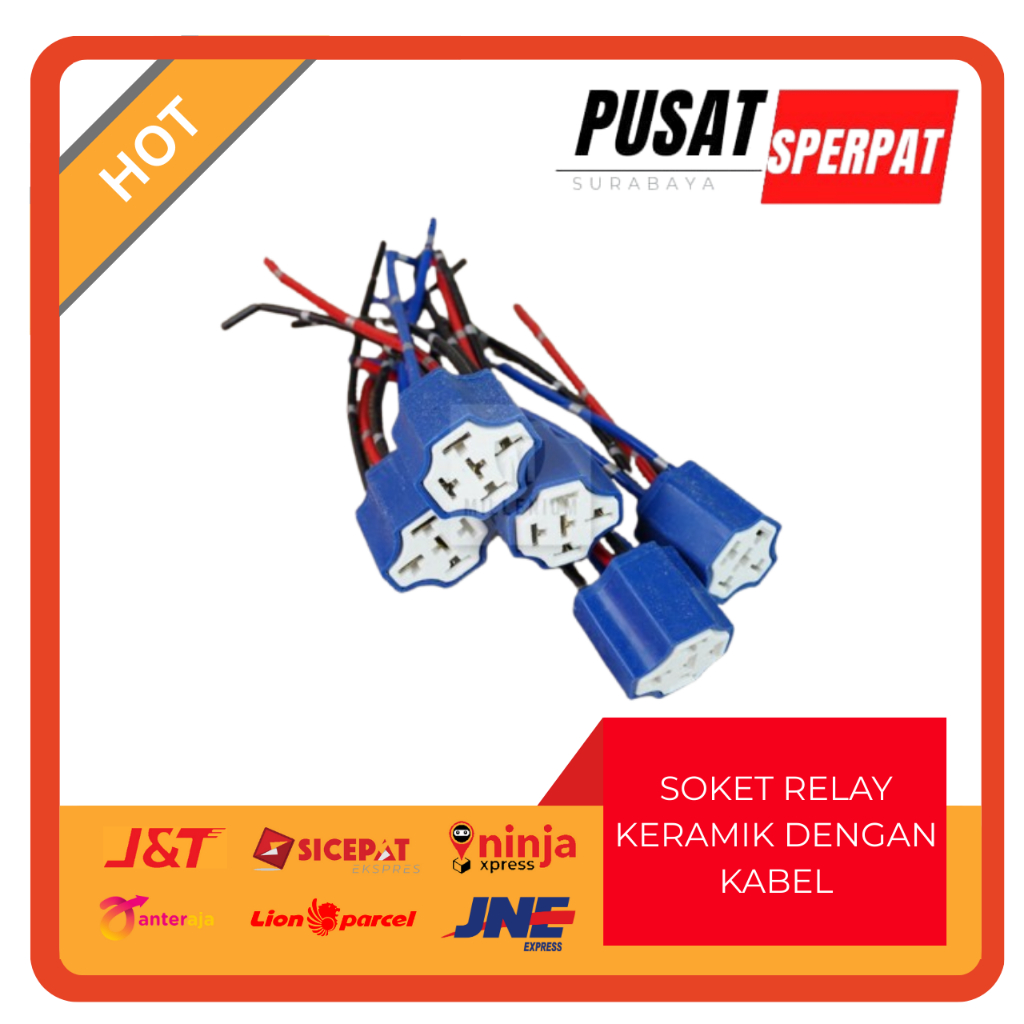 Jual Socket Cable Relay Ceramic / Soket Relay Keramik Relay Untuk ...