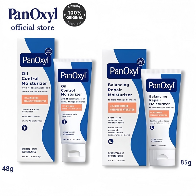 Jual PanOxyl Moisturizer Cream 48gr /PanOxyl AM Oil Control Moisturizer ...