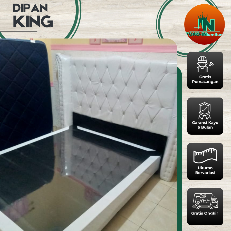 Jual Dipan KING Elegan INfurniture Bisa Costum Ukuran & Warna Gratis ...