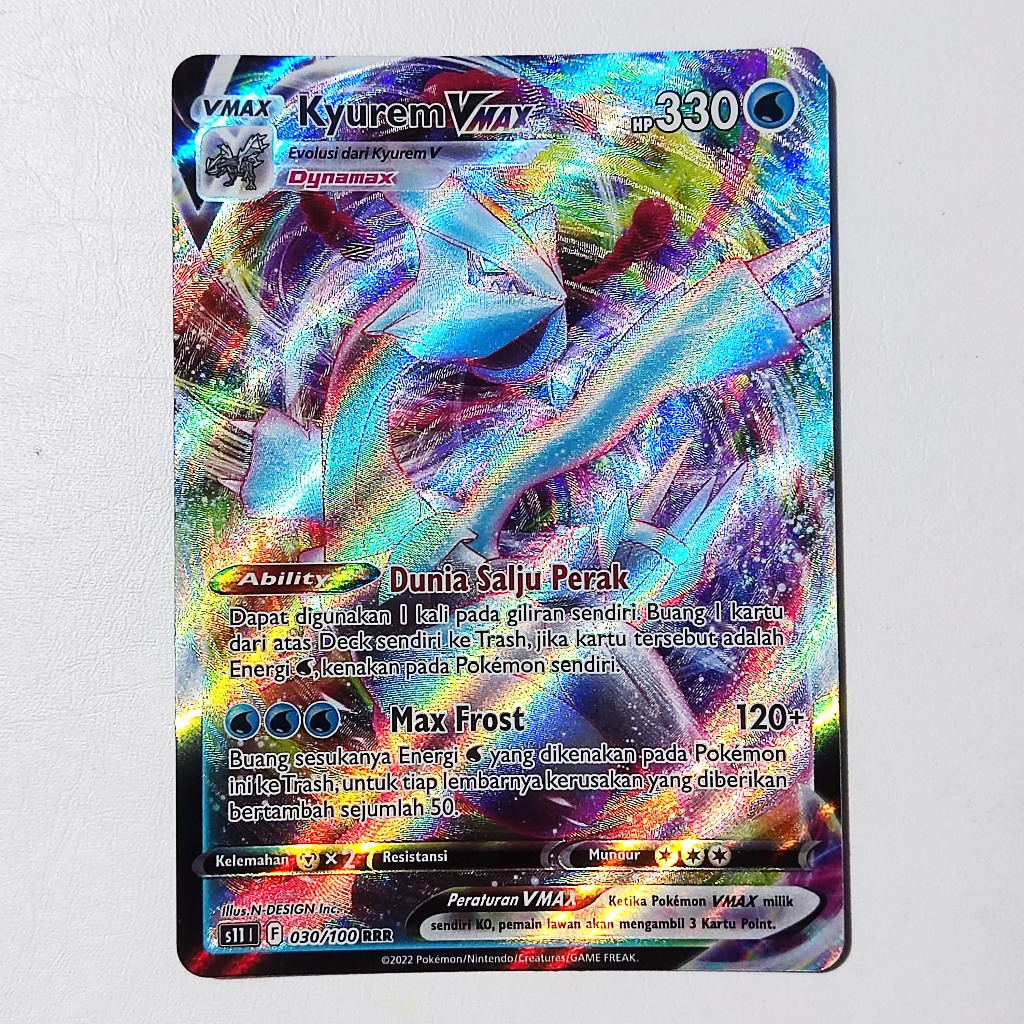 Jual Kyurem VMAX RRR 030/100 S11 - Kartu Pokemon Indonesia | Shopee ...