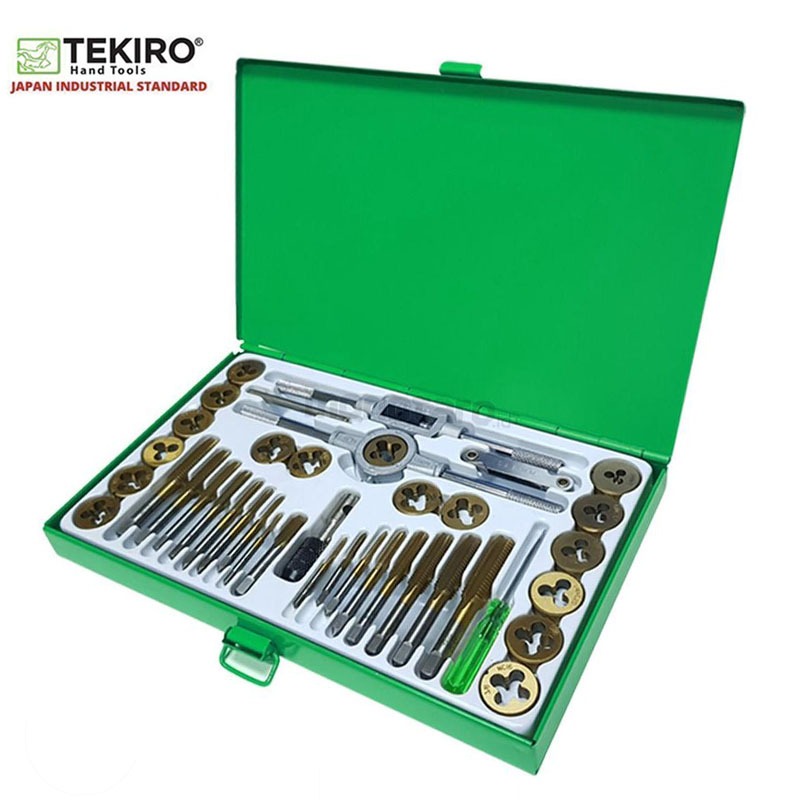 Jual TEKIRO Hand Tap And Dies Set 40 Pcs - Tap & Snai - Alat Ulir dan ...