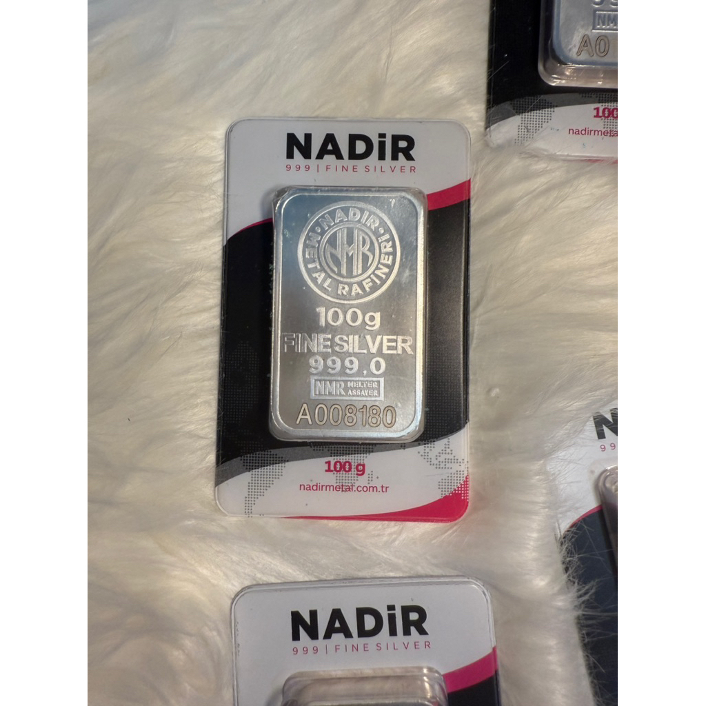 Jual Perak Silver Batangan Nadir 100 gram asli Turkey | Shopee Indonesia