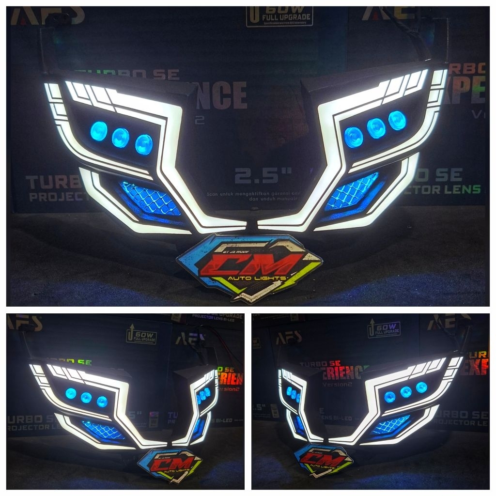 Jual LAMPU ALIS DRL LAZY EYES FRAME BILED NMAX OLD ARKILIK RAPI ALIS ...