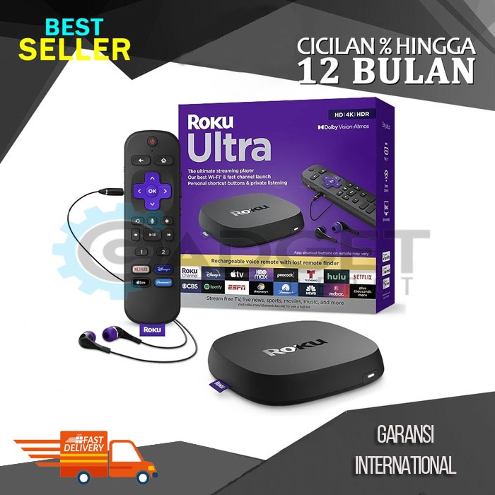 Jual Roku Ultra 4K Latest Version With Voice Remote | Shopee Indonesia