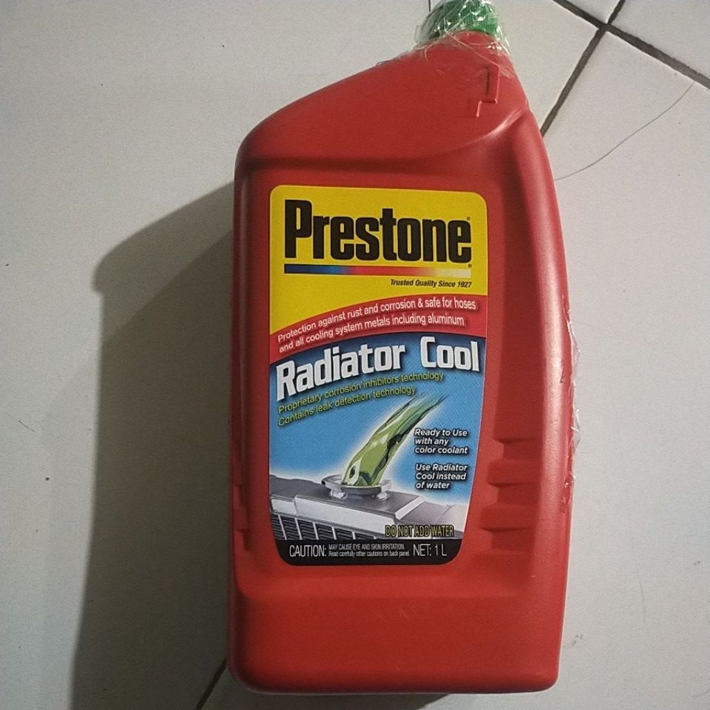 Jual Air Radiator Coolant Prestone Hijau 1 Liter Original | Shopee ...