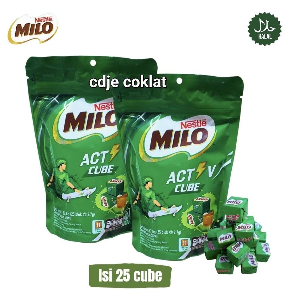 Jual milo activ cube isi 25 pcs | Shopee Indonesia
