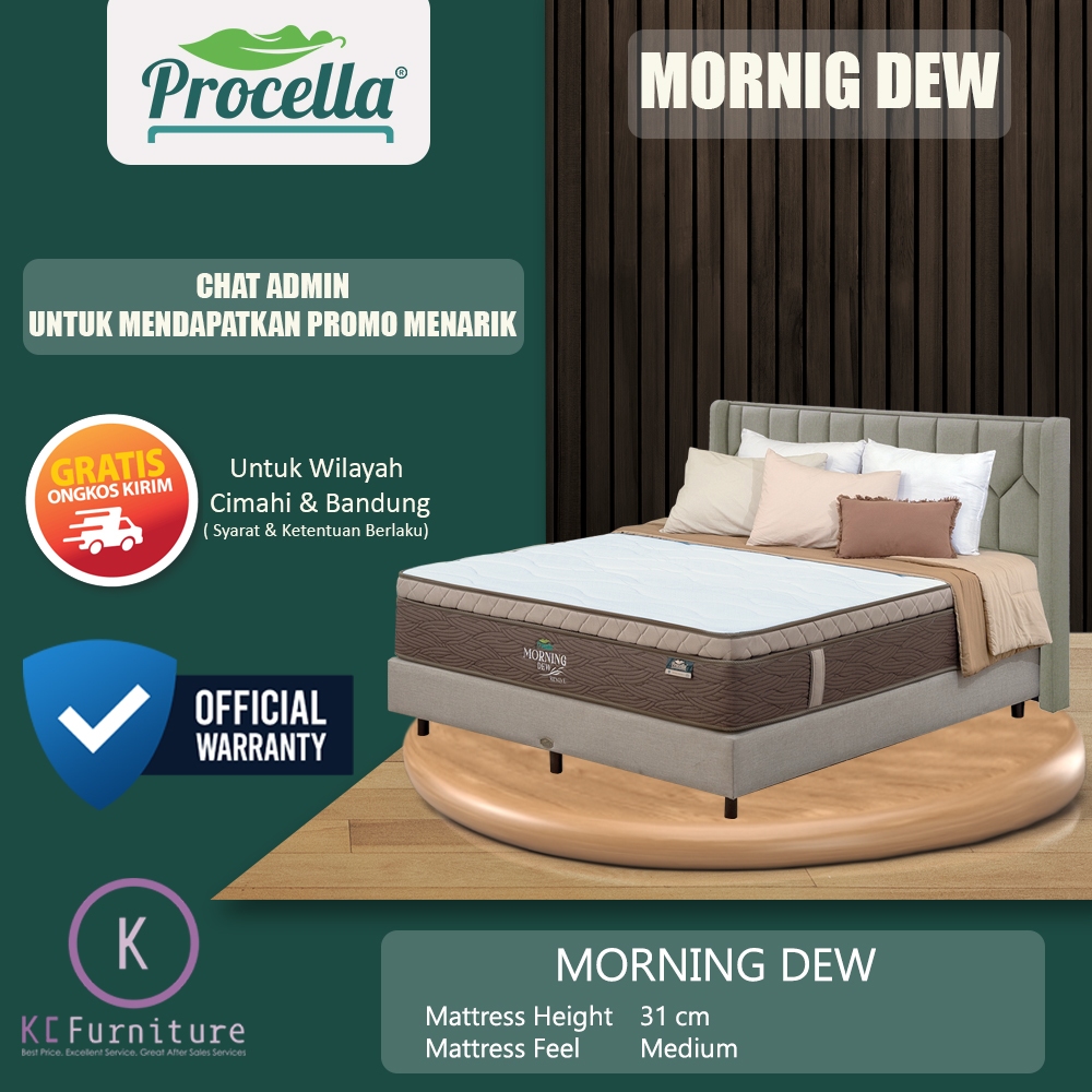 Jual Kasur Springbed Procella - Morning Dew ( Full Set Dengan Divan dan ...