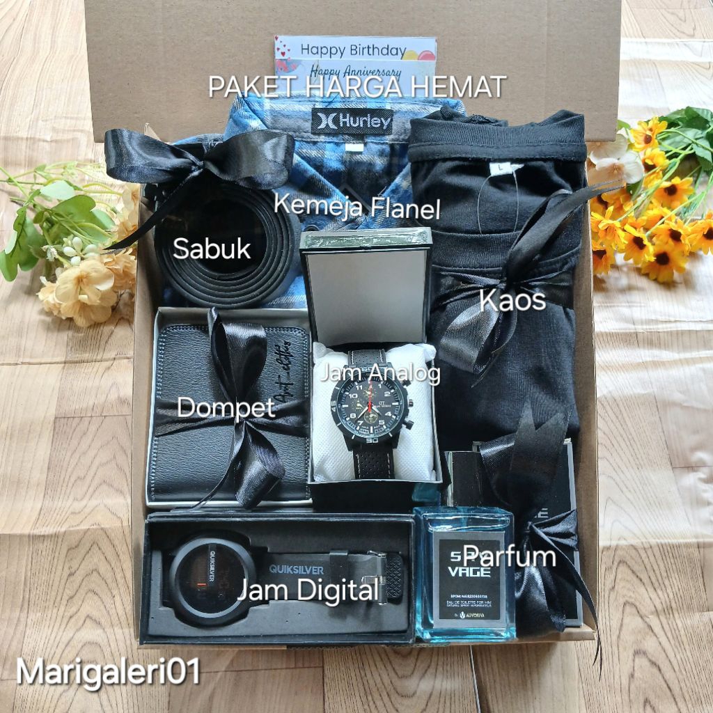Jual PAKET HEMAT KADO BUAT PACAR/PAKET KADO LENGKAP/HAMPERS COWOK/KADO ...