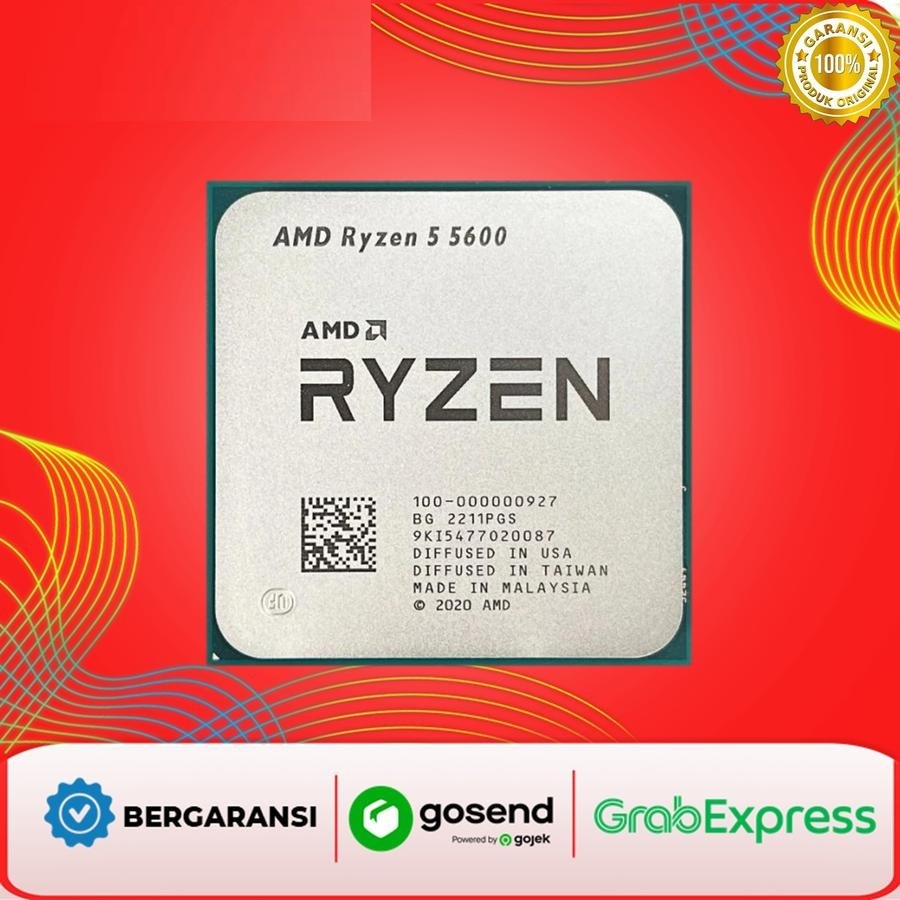 Jual AMD RYZEN 5 5600 AM4 TRAY PROCESSOR AM4 Garansi Resmi | Shopee ...