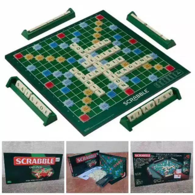 Jual Scrable Classic Standard Mainan Edukasi Menarik Susun Kata S-C-R-A ...