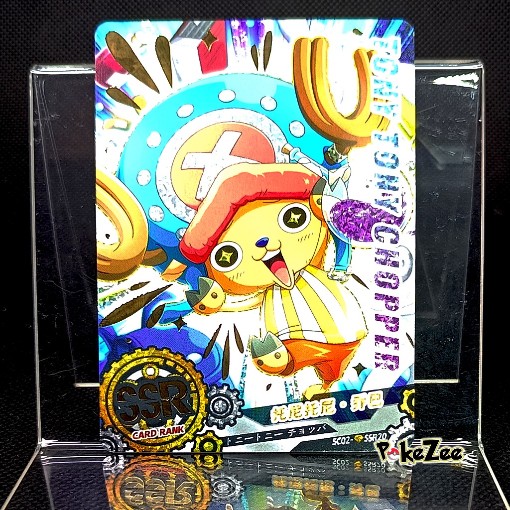 Jual Tony Tony Chopper SSR SC02-SSR20 Kartu One Piece Holo Foil TCG ...