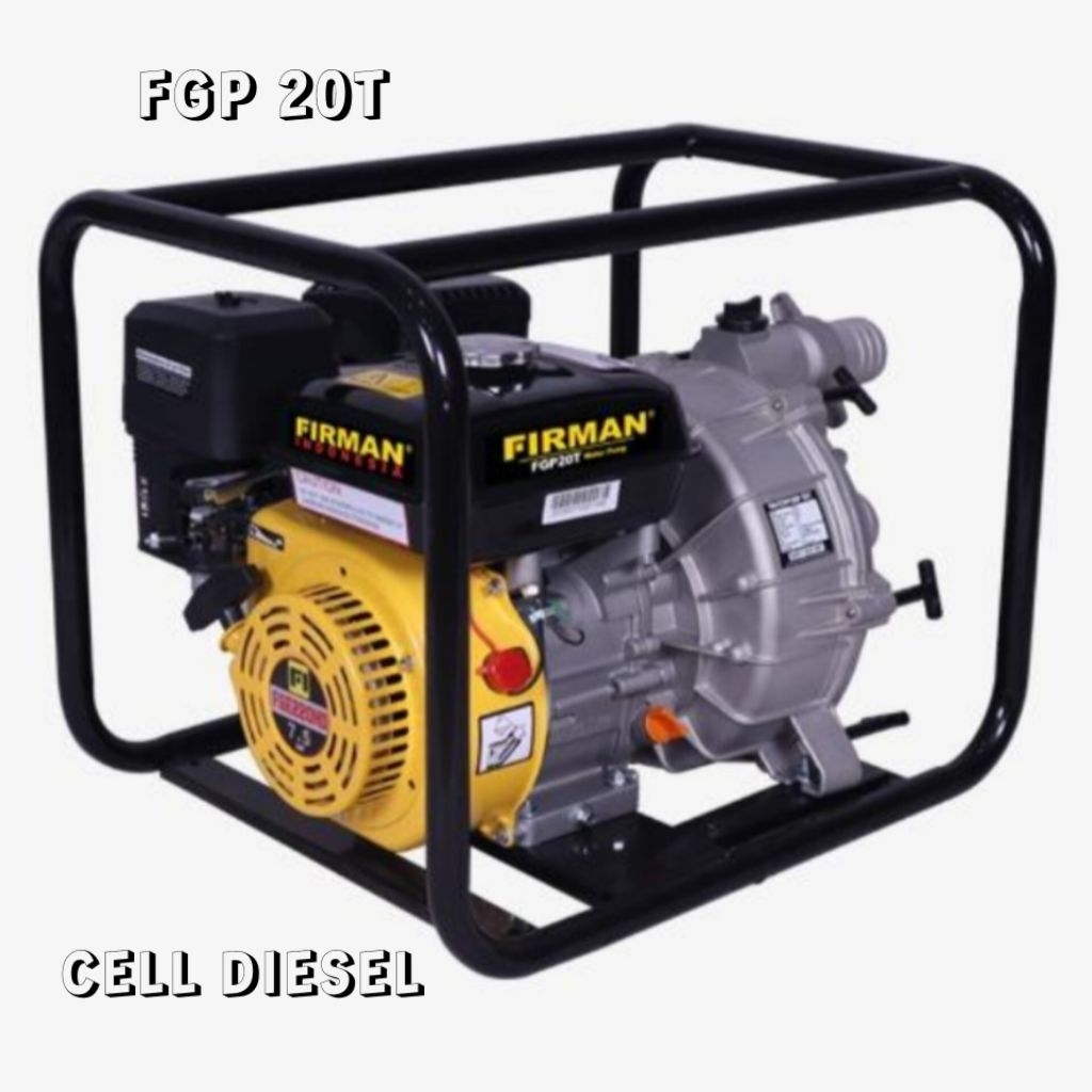 Jual Mesin Pompa 2 Inch Irigasi FIRMAN FGP 20T Alkon / Pompa Lumpur ...