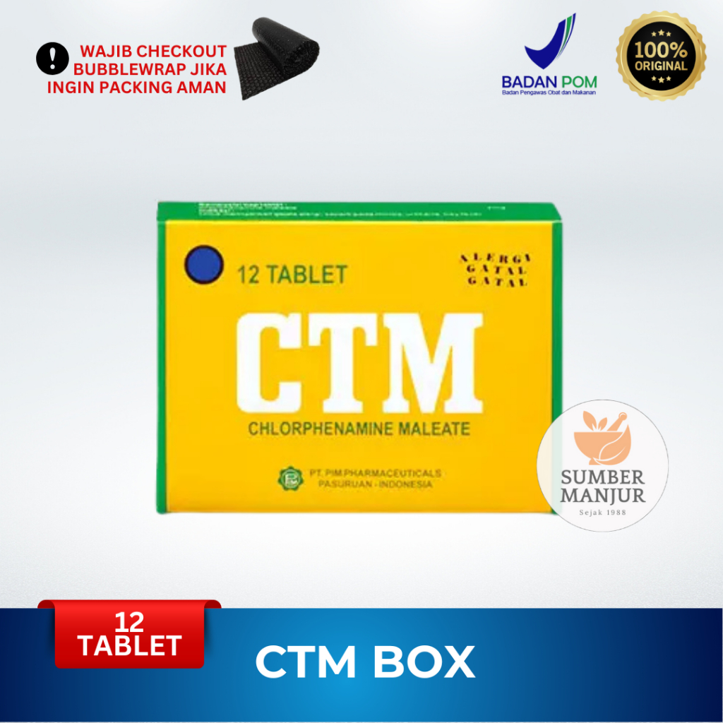 Jual CTM BOX - OBAT GATAL ALERGI EXP2028 | Shopee Indonesia