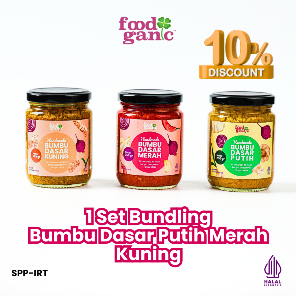Jual Set Bundling Bumbu Dasar Putih Merah kuning | Shopee Indonesia
