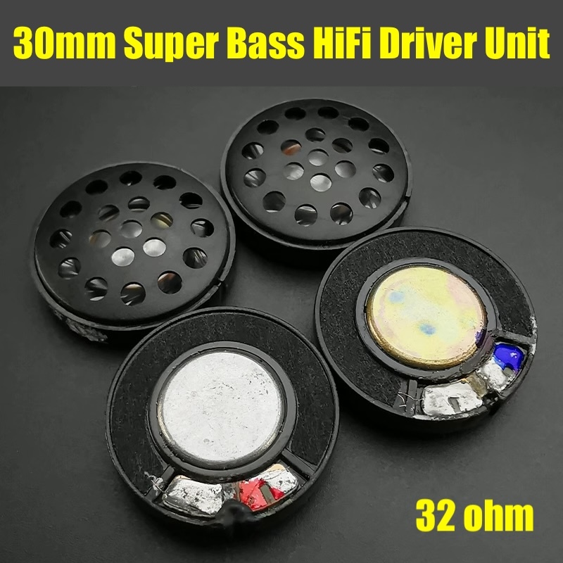 Jual HiFi Bass Headphone Driver Unit 30mm Excellent Sound Quality Helm ...