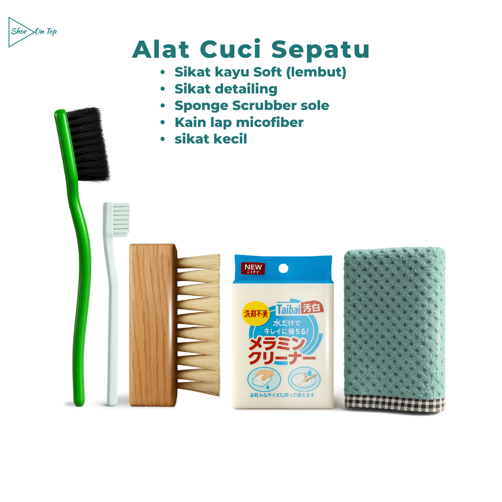 Jual SHOE ON TOP - Paket Alat Cuci dan Perawatan Sepatu | Shopee Indonesia