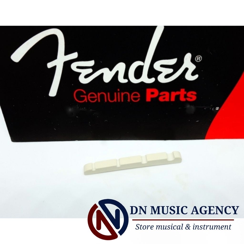 Jual nut precision bass Fender P-bass pre slotted nut curved original ...