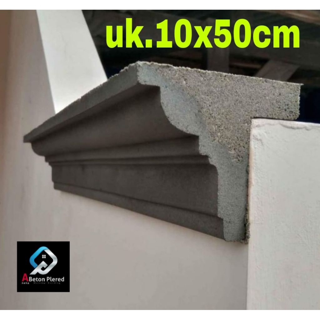 Jual Lis profil beton,Lis Beton, Lis tumbuk,Lis pull Beton uk,10x50cm ...
