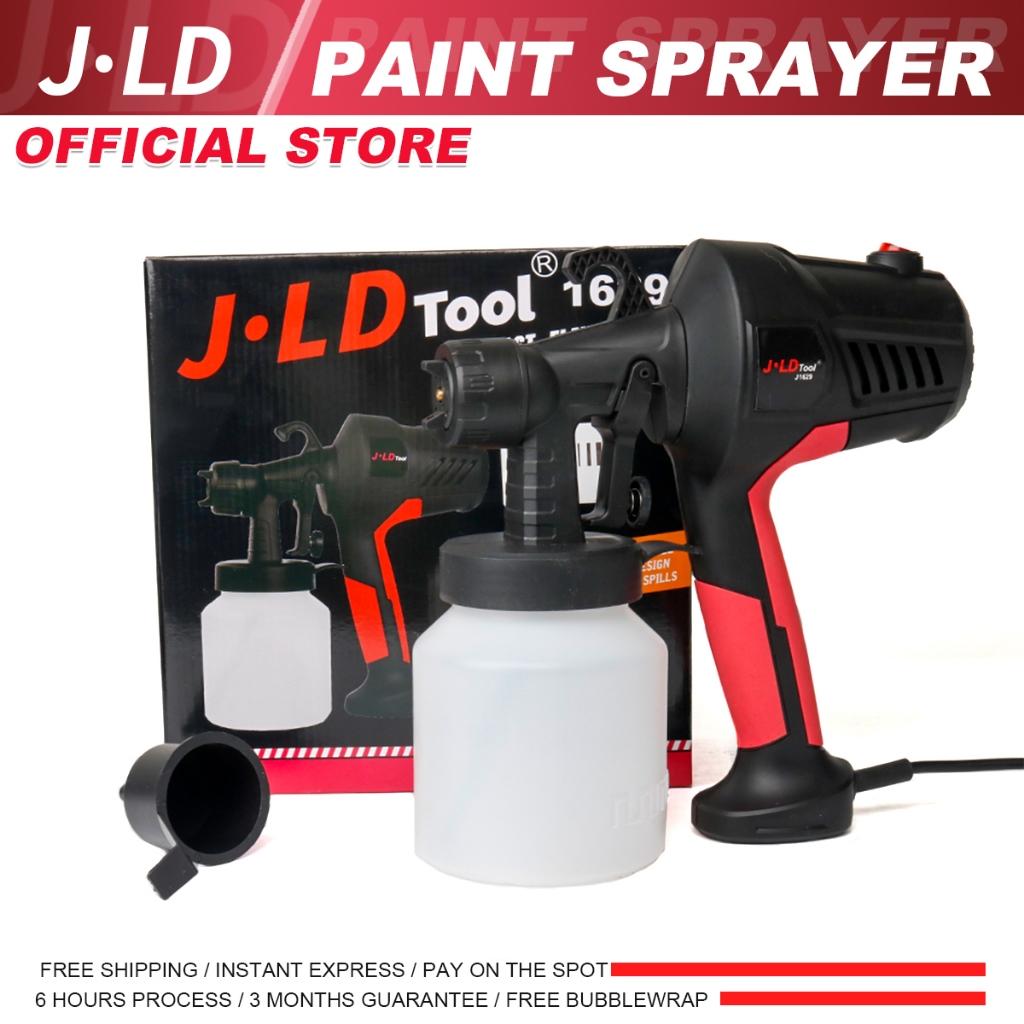 Jual JLD Nozzle Electric 800ML Spray Gun With High Capacity Water Tank ...