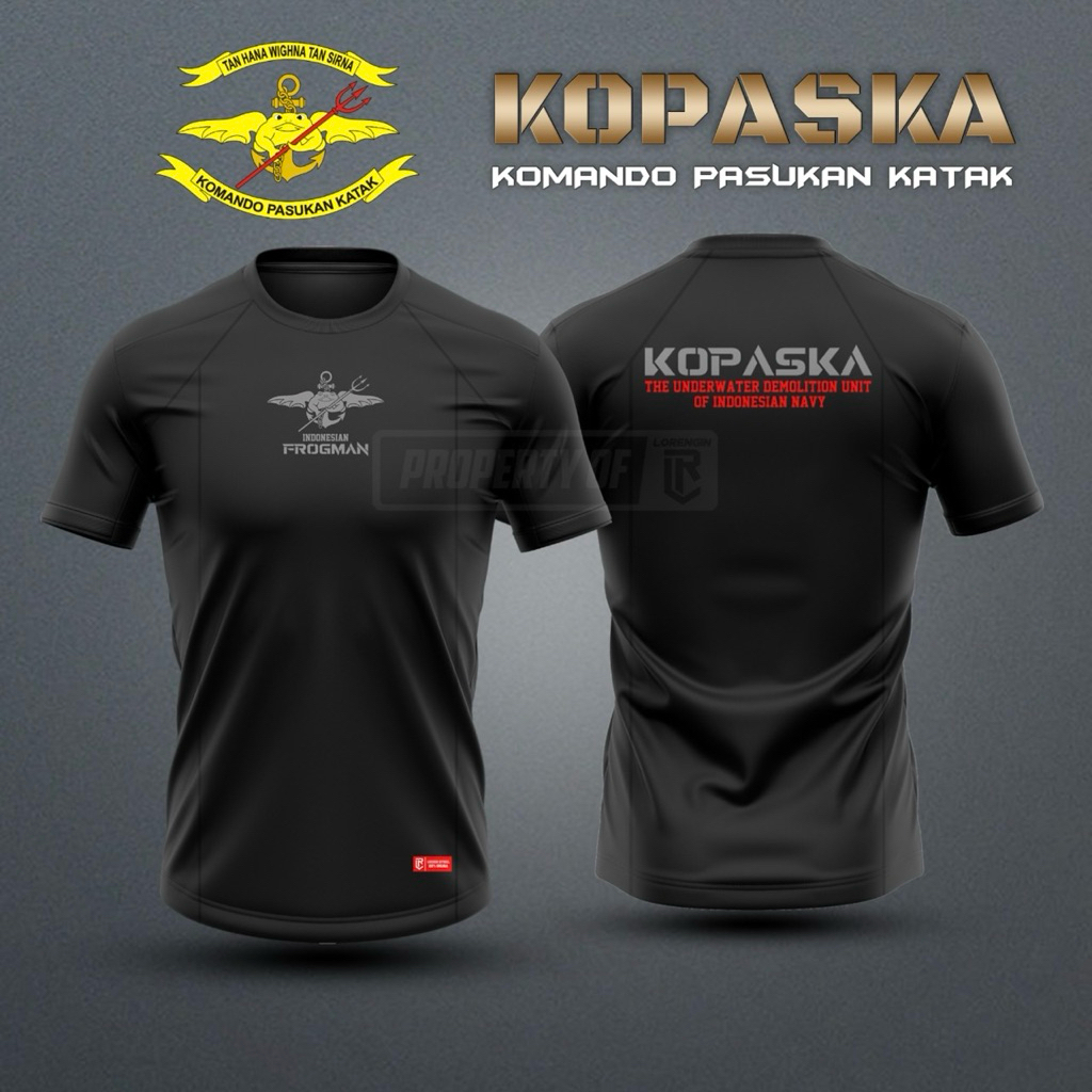 Jual Kaos TNI AL Kopaska Kaos Kopaska Baju Kopaska Kaos Kopaska ...