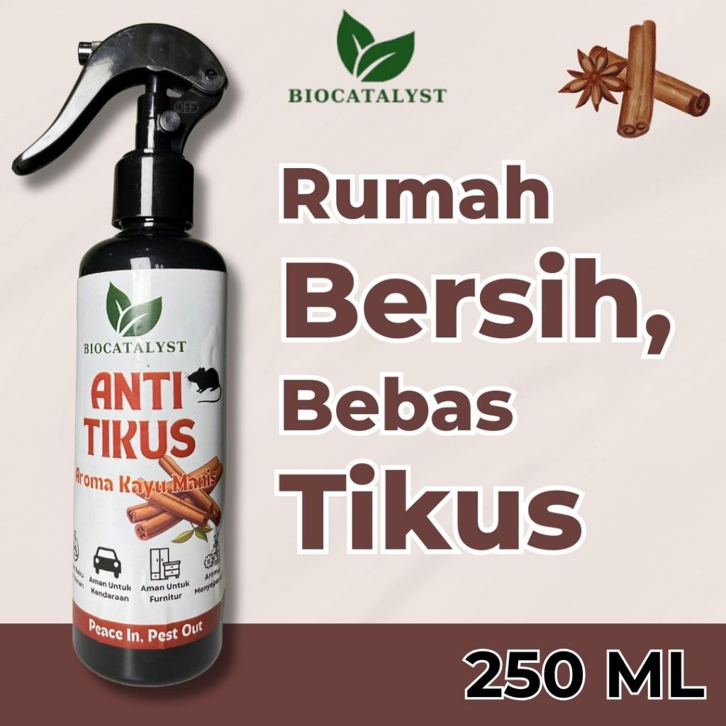 Jual Biocatalyst Spray Mengurangi Tikus 250 ML Aroma Kayu Manis ...
