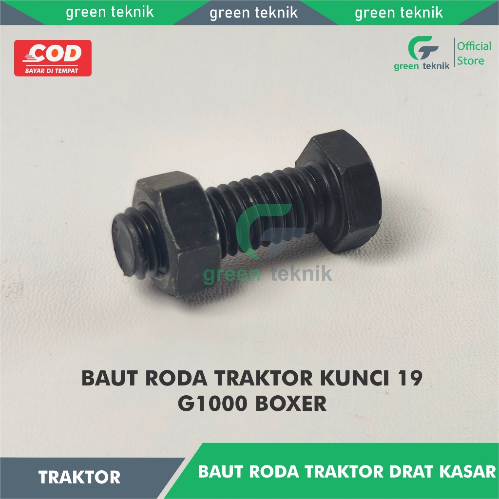Jual Baut UNC Roda Traktor G1000 Boxer Kunci 19 Drat Kasar | Shopee ...
