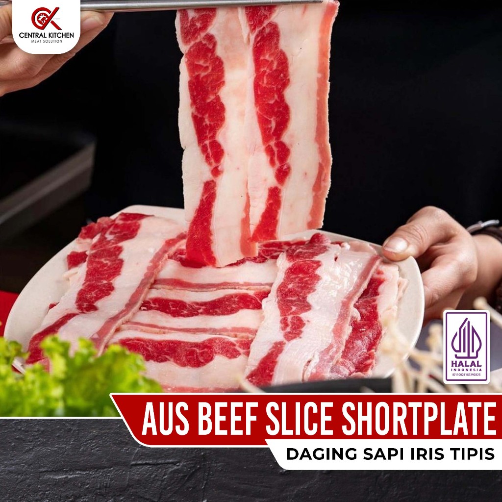Jual Shortplate AUS Sliced Slice Beef / Sukiyaki Yakiniku Shabu ...