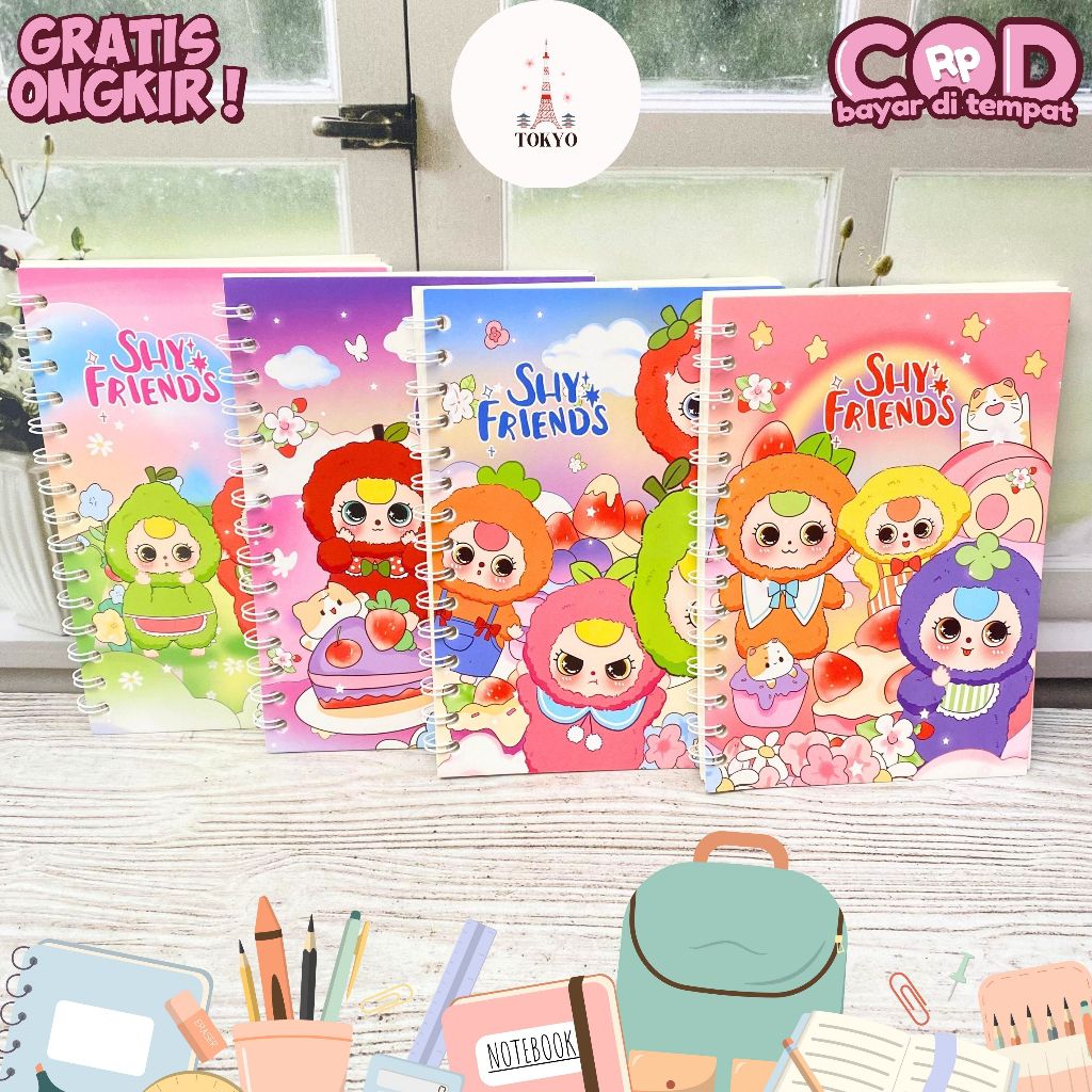 Jual Buku Spiral A5 Baby Three Alat Tulis Perlengkapan Sekolah ...