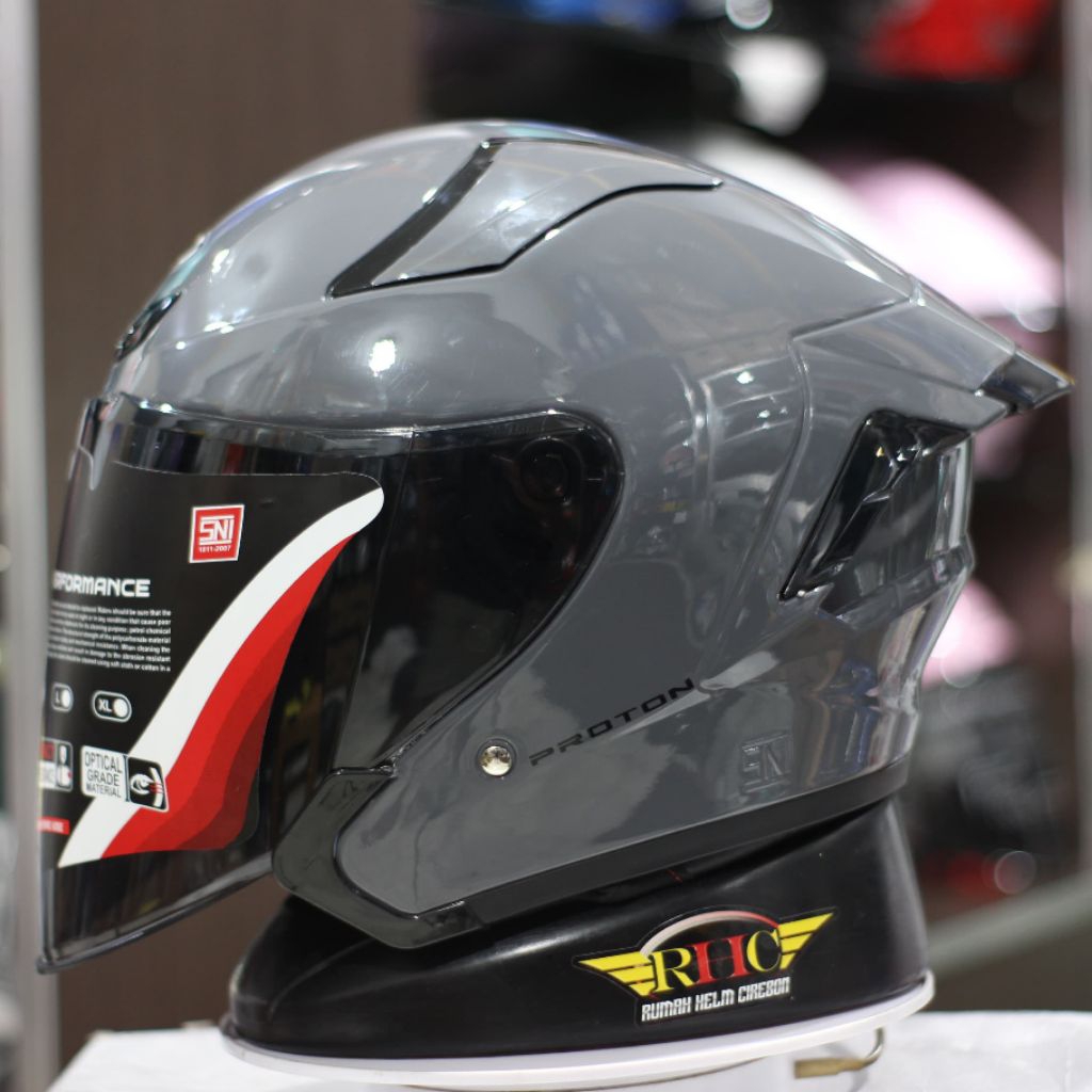 Jual Helm HRV Proton solid helm halface motorcycle original SNI ...