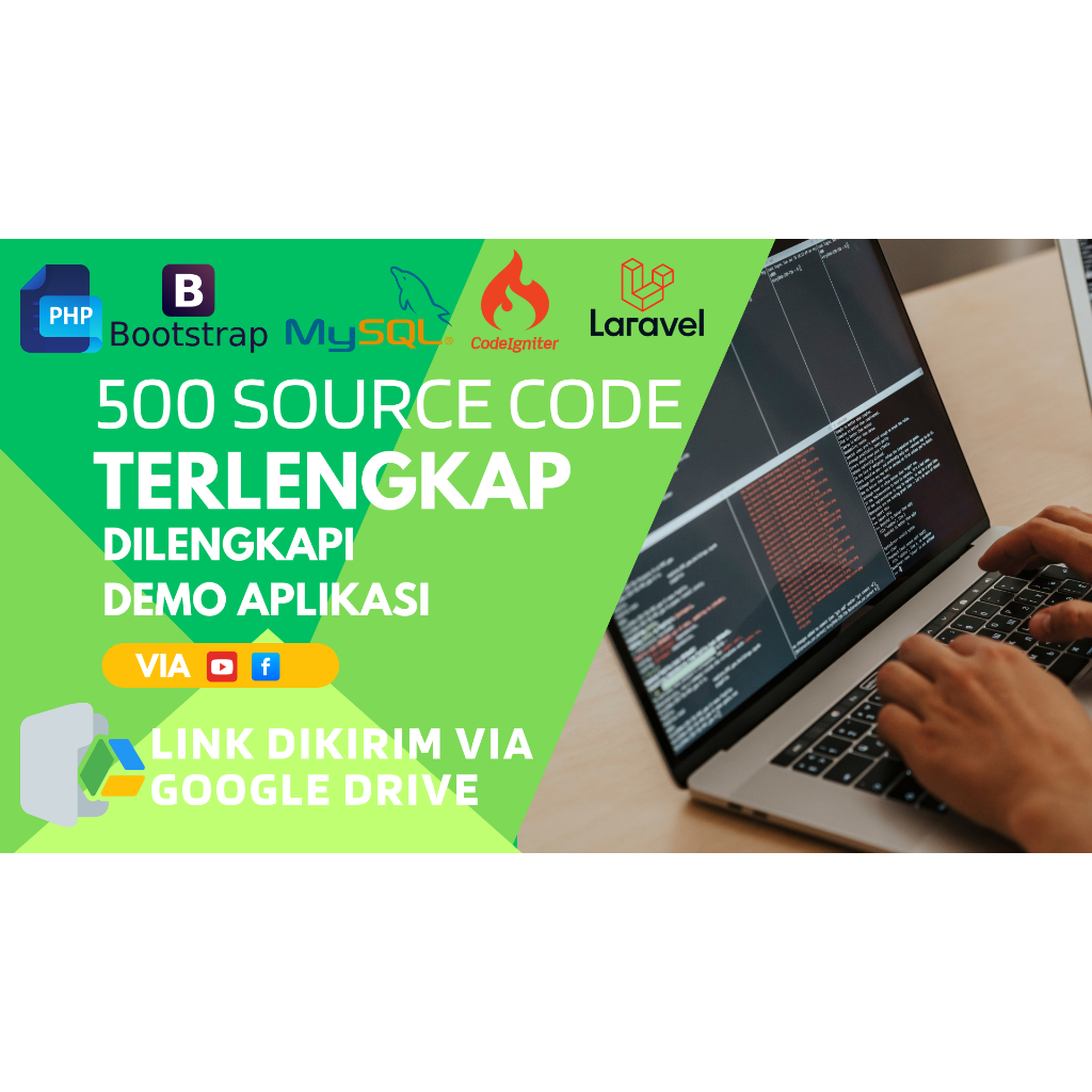 Jual 500 source code Aplikasi terlengkap dilengkapi dengan demo | Shopee Indonesia