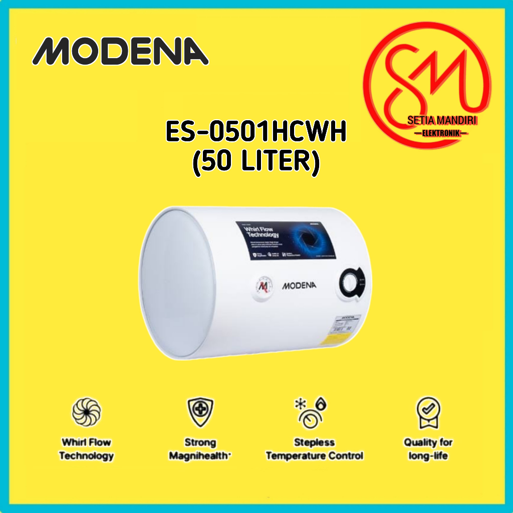 Jual MODENA ES 0501 HCWH 50L Water Heater Tangki Storage Pemanas Air ...