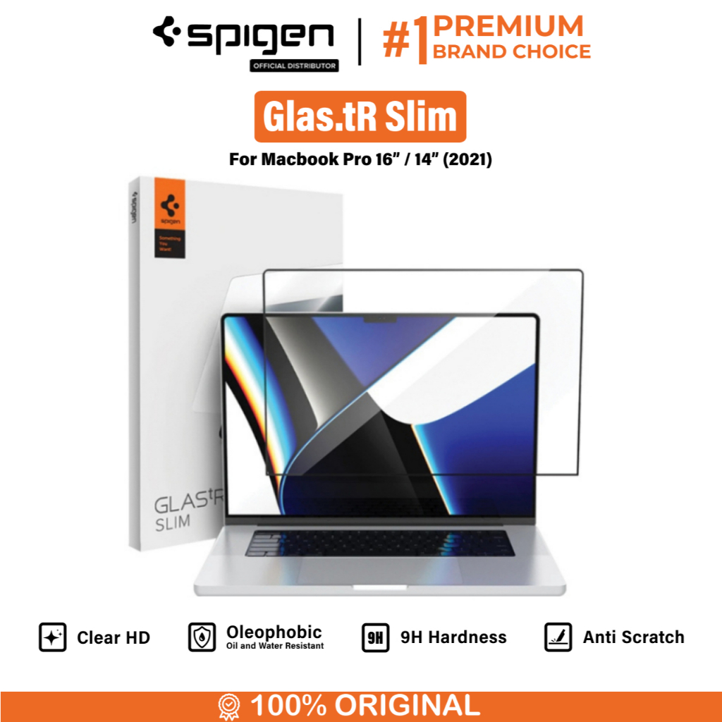 Jual Tempered Glass for Macbook Pro 14/16 inch 2024 2023 2021 GlastR ...