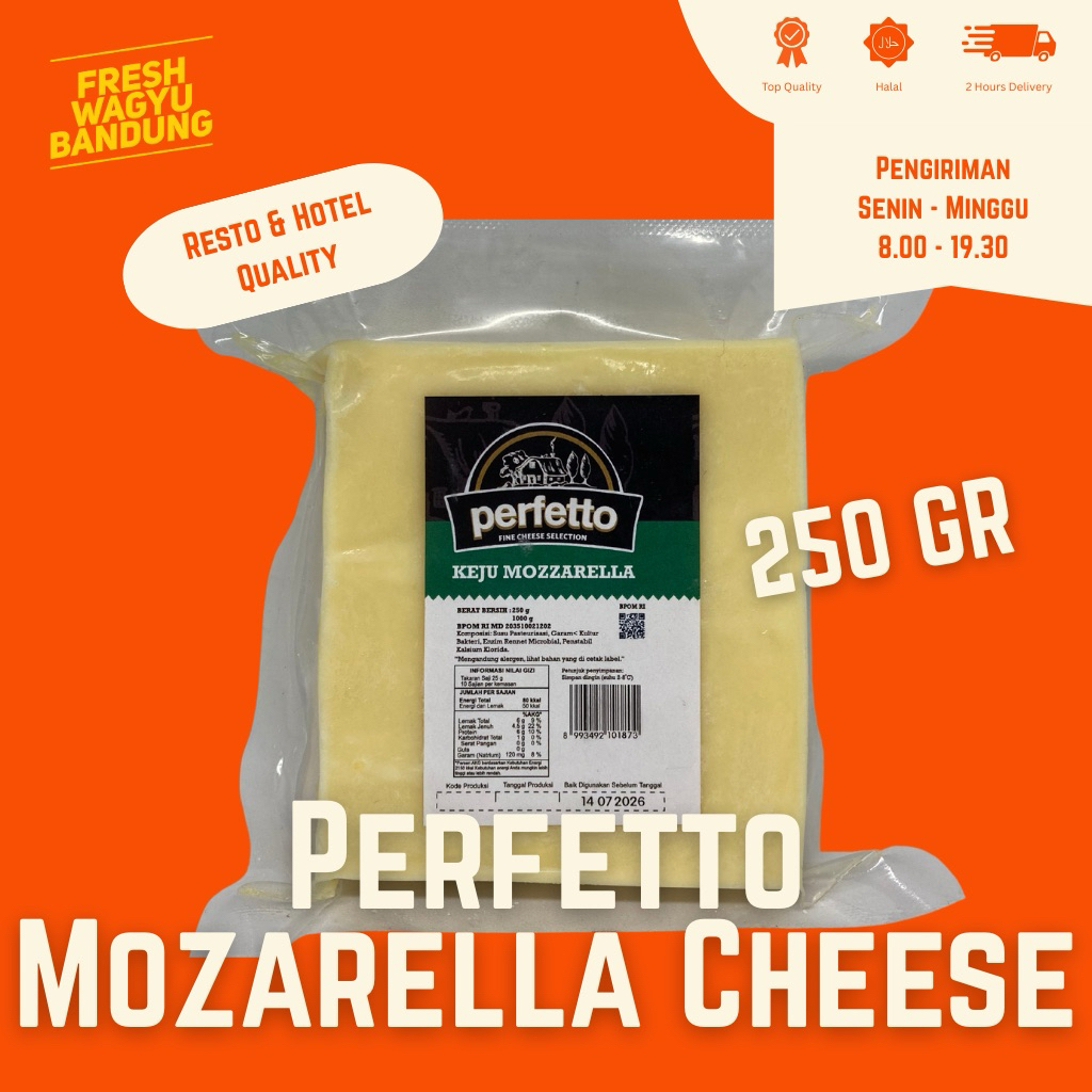 Jual PERFETTO KEJU MOZZARELLA CHEESE Mozarela Mozarella Perfeto Resto ...
