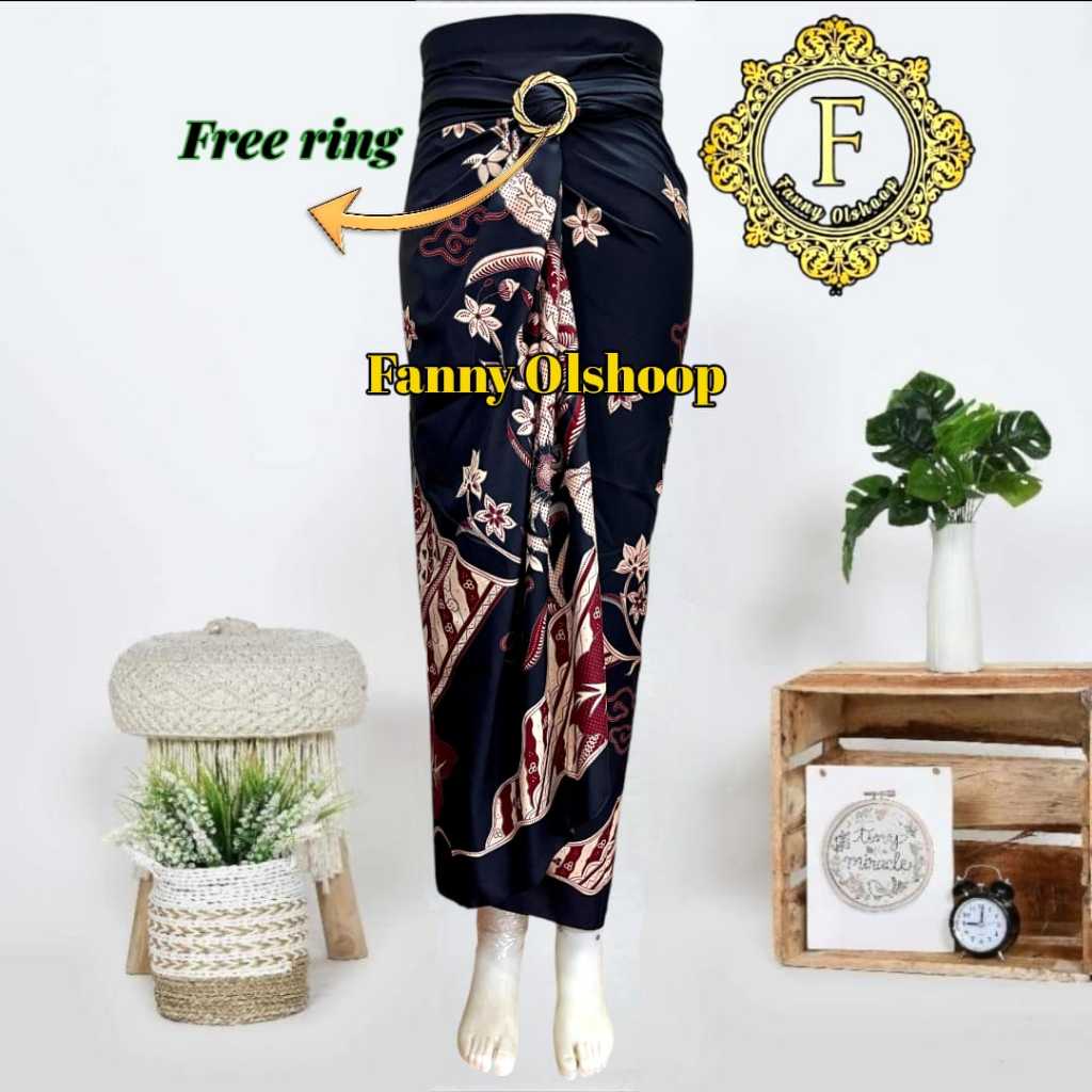Jual fanny olshoop Rok Lilit Batik Jumputan Wanita Wisuda Gratis Ring angkasa | Shopee Indonesia
