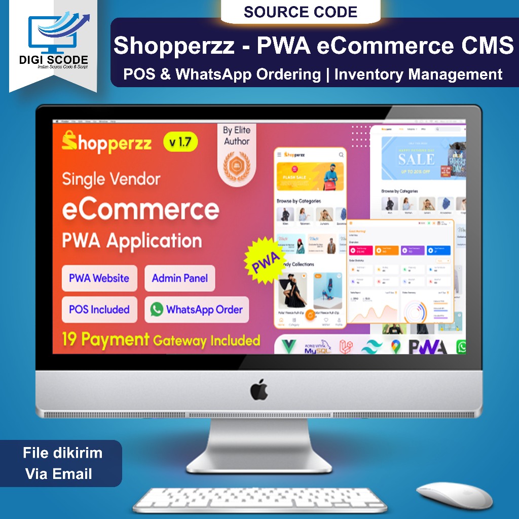 Jual Shopperzz - PWA eCommerce CMS with POS & WhatsApp Ordering | Inventory Management - SOURCE ...