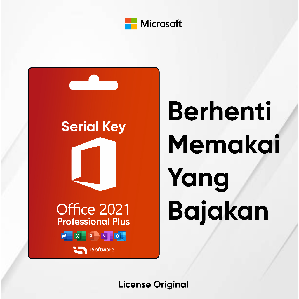 Jual GARANSI KEPUASAN 100% | License Original Office 2021 Professional ...