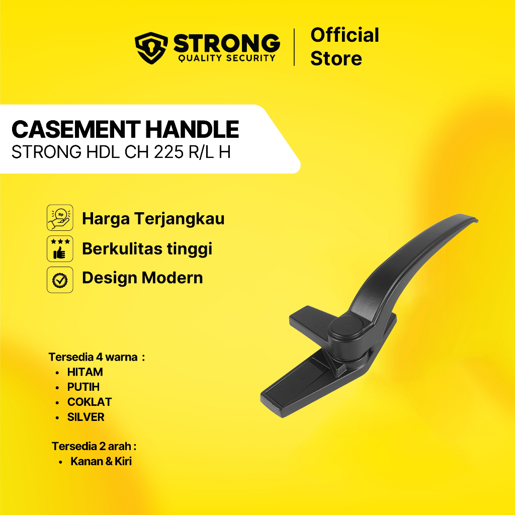 Jual STRONG Casement Handle CH 225 | Pengunci Jendela Aluminium ...