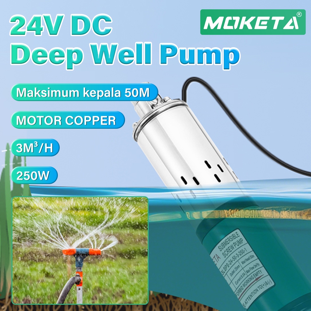 Jual Pompa Air Celup(30m) Angkat Tinggi 50m Submersible Pump Deep Well ...