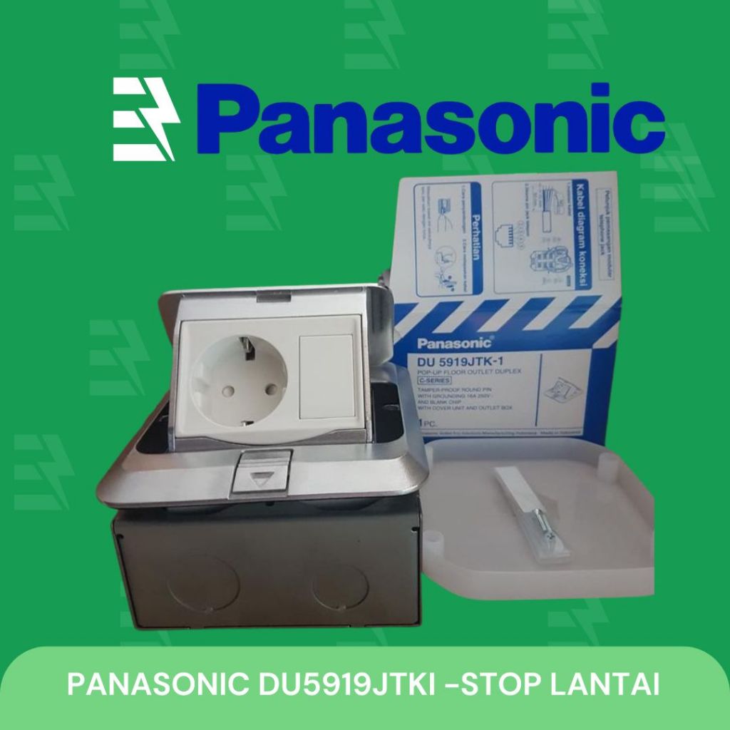 Jual Panasonic Floor Socket Outlet DU5919JTK-1 / Stop kontak lantai ...