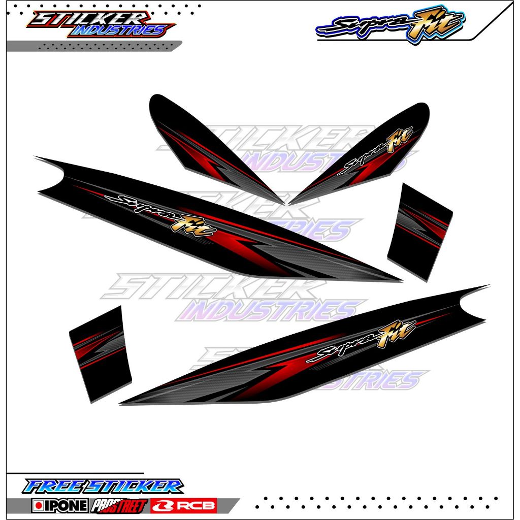 Jual STRIPING VARIASI HONDA SUPRA FIT OLD / STICKER LIST VARIASI MOTOR ...