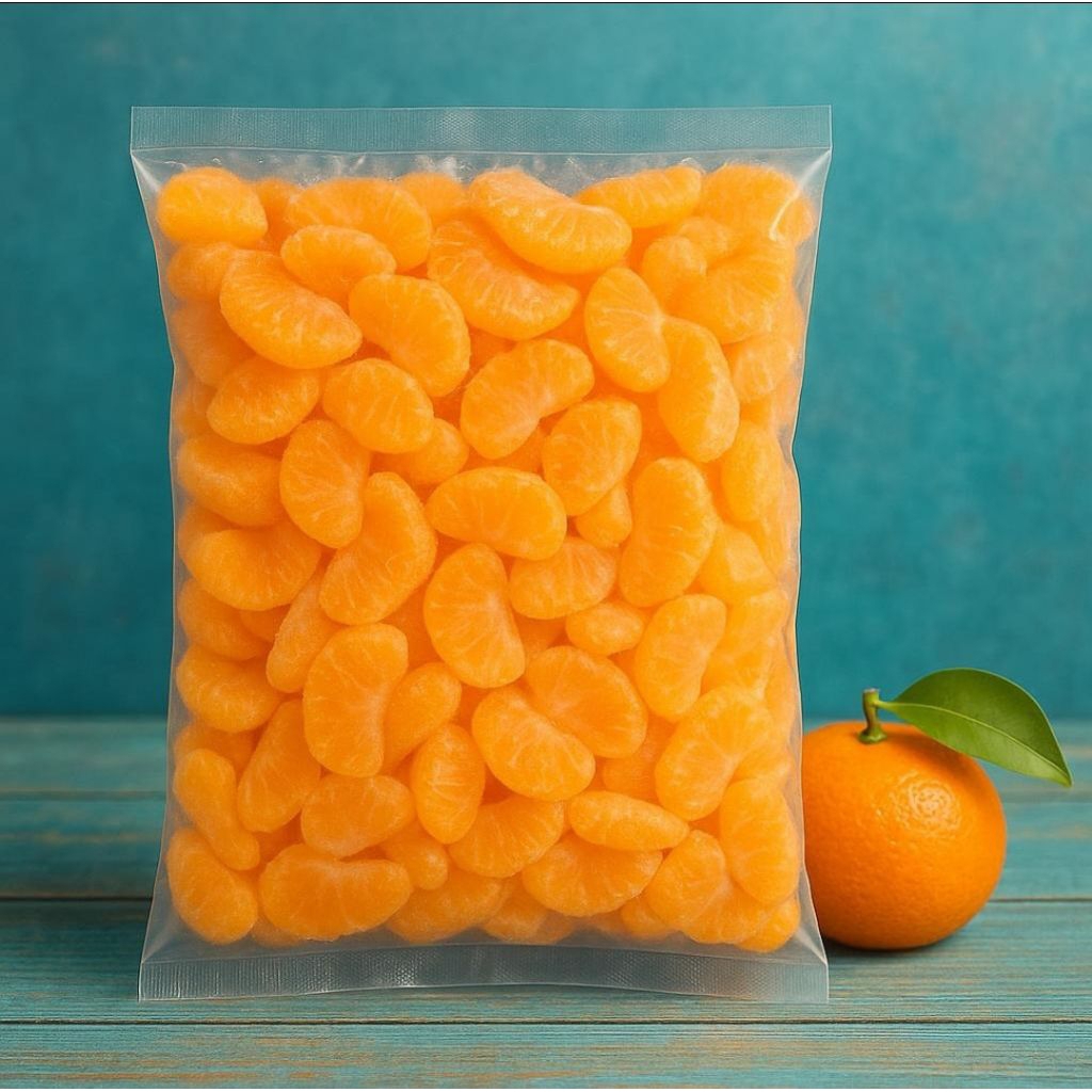 Jual Jeruk mandarin kupas frozen tanpa kulit tanpa biji cocok untuk ...