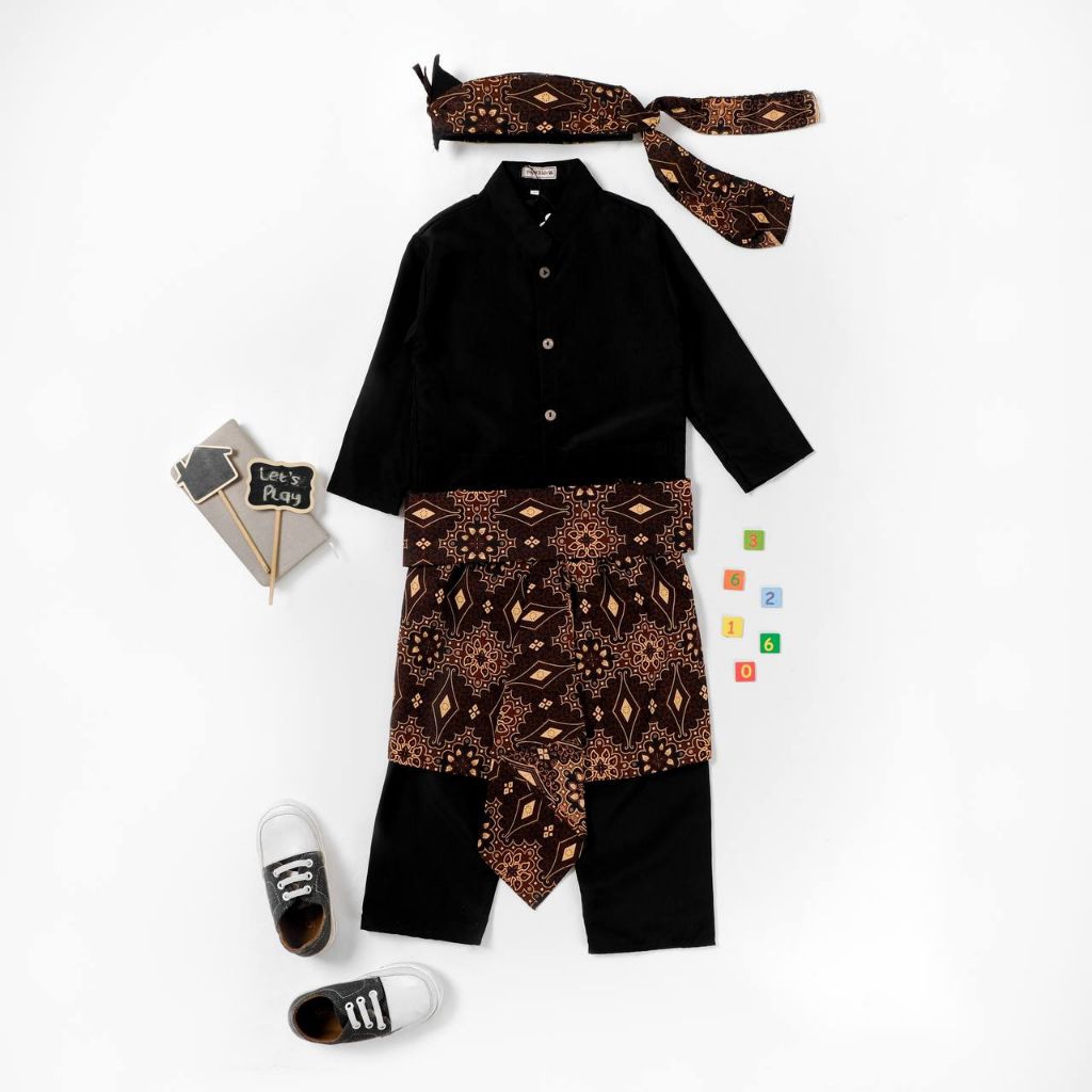 Jual Pangsi Anak Full Set Sapit Selendang Iket Sunda/Baju Adat Sunda ...