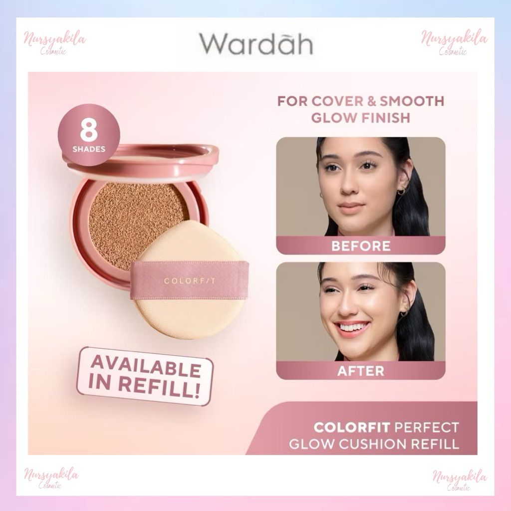 Jual Wardah Refill Colorfit Perfect Glow Cushion SPF 33 PA++ 15 g - Isi ...