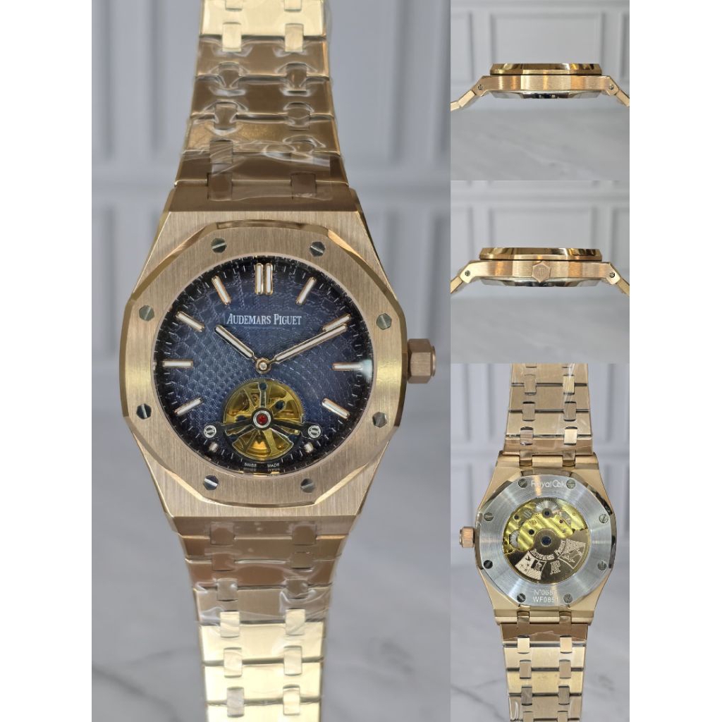 Jual Jam tangan Automatic AP Ultra Thin Flying Balance Wheel Stainless ...